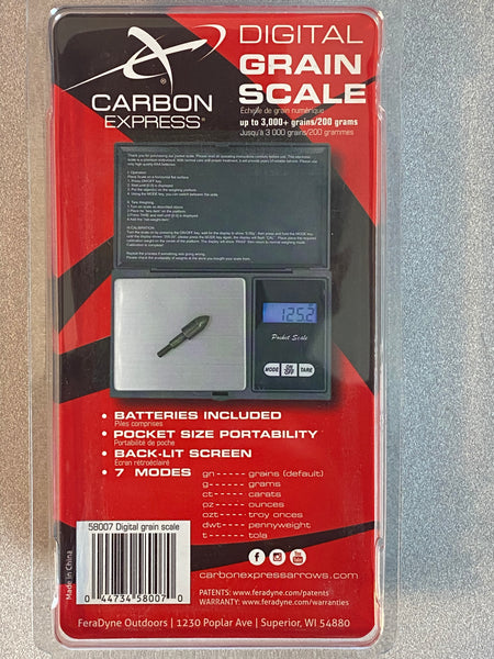 Digital Grain Scale by Carbon Express – Addictive Archery
