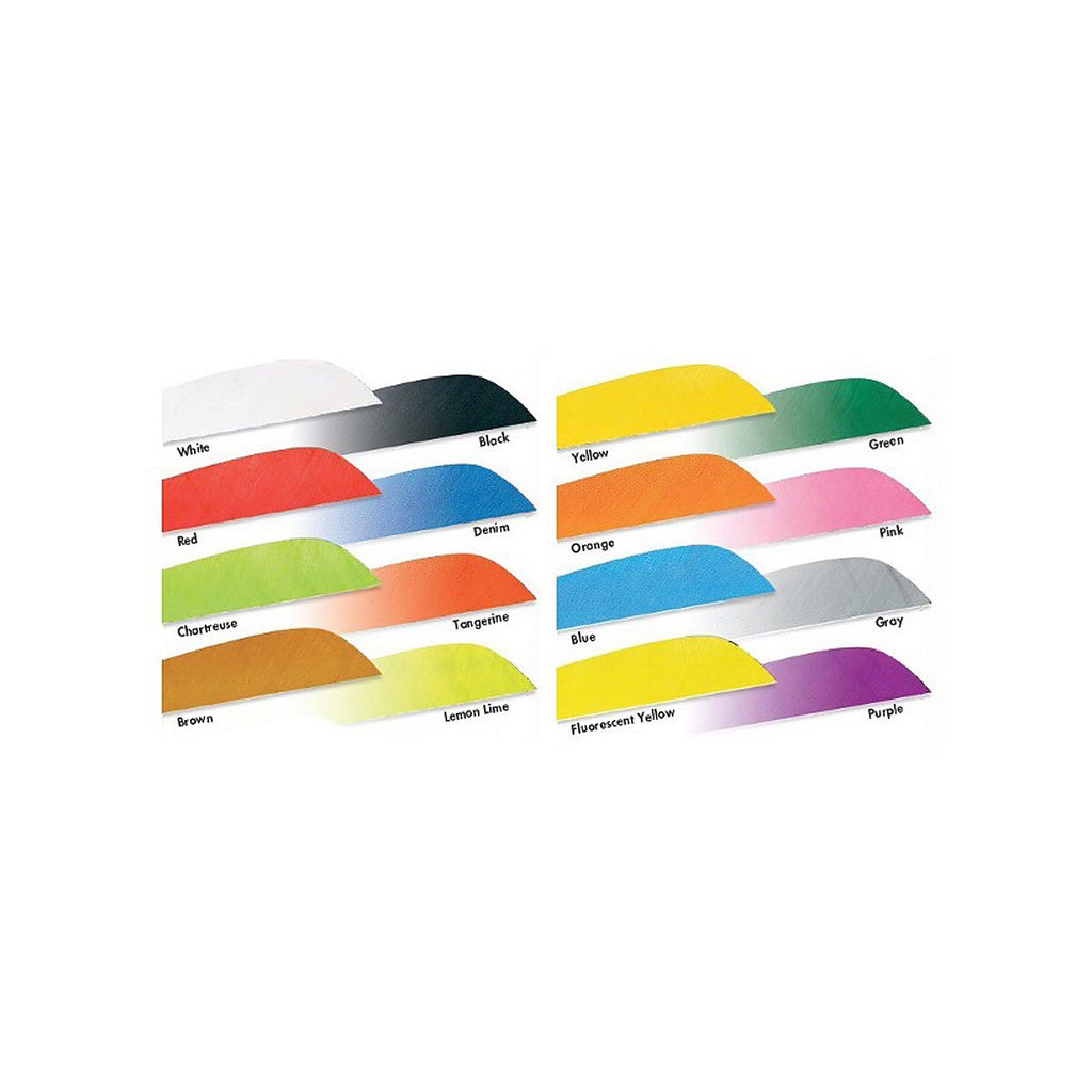 4" Parabolic Solid Color Feathers – Addictive Archery